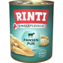 Rinti Hundefutter 'Singlefleisch' Pansen Pur 800 g