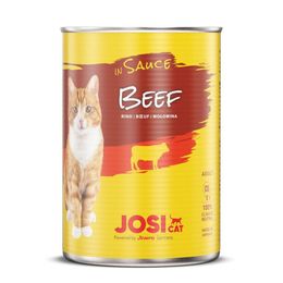 JosiCat Katzenfutter Rind in Sauce 415 g