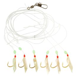 Westline Heringsvorfach Fischhautimitat 5 Haken Gr. 6