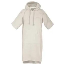 Badeponcho Tom Tailor HOME "Surfponcho COLOR BATH" Gr. L, beige (sunny sand), LXL, Frottier, Hausm&auml;ntel, mit Kordel, Bauchtasche, saugstark, Baumwolle, auch in Kindergr&ouml;&szlig;en