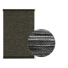 Gardinia EasyFix Rollo 'Natur' black & white 45 x 150 cm