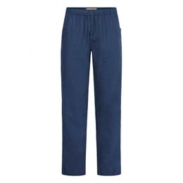 Leinenhose Blend "Leinenhose BHLikas", Herren, Gr. 33/32, L&auml;nge 32, blau (marineblaus), Obermaterial: 55% Leinen LI. 45% Viskose CV., Hosen