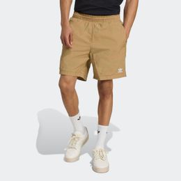 Shorts adidas originals "TREFOIL ESSENTIALS WOVEN", Herren, Gr. S, N-Gr, cardboard, normal, gr., Obermaterial: 100% Polyamid, Hosen Shorts