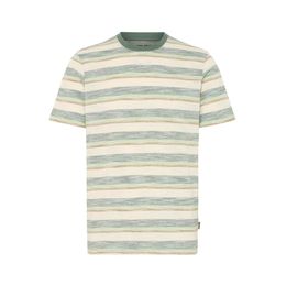 T-Shirt Blend "BHKOBE STRIPE S/S TEE", Herren, Gr. L, duck gr&uuml;n, Single Jersey, Obermaterial: 100% Baumwolle, geringelt, gestreift, regular fit normal, Rundhals, Shirts T-Shirt