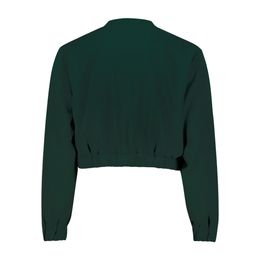 Jackenblazer Zero "Damen langarm", Damen, Gr. 40, gr&uuml;n forest, Obermaterial: 100% Polyester. Futter: 2% Elasthan, 98% Polyester, Basic, gerade kurz, Blazer, Material.