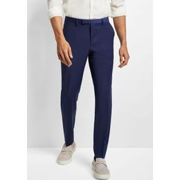 Baukastenhose Cinque "CICASTELLO", Herren, Gr. 50, N-Gr, blau, Web, Obermaterial: 53% Polyester, 43% Schurwolle, 4% Elasthan, unifarben, regular fit lang, Hosen, mit Powerstretch