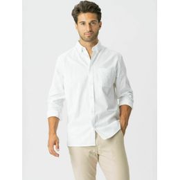Langarmhemd TEESHOPPEN "TEESHOPPEN Shirt The Original", Herren, Gr. XXL, Normalgr&ouml;&szlig;en, wei&szlig;, Obermaterial: 100% Baumwolle, Hemden