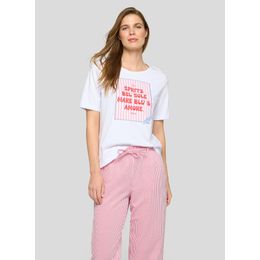 Print-Shirt Rabe "T-Shirt", Damen, Gr. 38, wei&szlig;, 95%Baumwolle, 5%Elasthan, unifarben, gerade, Shirts