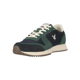 Lyle & Scott Sneaker LYLE & SCOTT "Leno", Herren, Gr. 40, gr&uuml;n, Kunstfaser, Polyurethane, Schuhe Sneaker, mit gepolsterter Zwischensohle und ikonischem Logo