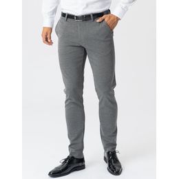 Chinohose TEESHOPPEN "TEESHOPPEN Trouser The Original Performance", Herren, Gr. 28x32, L&auml;nge 32, dunkelgrau, Obermaterial: 75% Polyester, 22% Viskose, 3% Elasthan, Hosen Chinohose