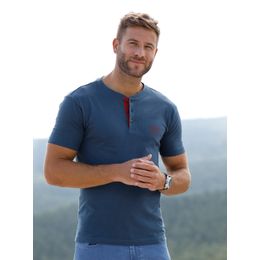Kurzarmshirt Catamaran "Kurzarm-Shirt", Herren, Gr. 44/46, blau (dunkelblau), 100% Baumwolle, unifarben, Rundhals, Shirts