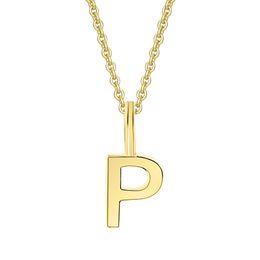 Kettenanh&auml;nger ONE ELEMENT "Buchstabe P Buchstaben Anh&auml;nger aus 333 Gelbgold", gold, Schmuckanh&auml;nger, Damen, P, Gelbgold 333 Gold, Gelbgold 333, Gold, Kettenanh&auml;nger, Buchstabenanh&auml;nger &ndash; ein pers&ouml;nliches Geschenk mit Bedeutung