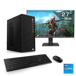 CSL PC-Komplettsystem "Mystic V24134", Energieeffizienz: E (A-G), schwarz, Microsoft Windows 11 Home (64 Bit), 32 GB RAM 1.000 GB SSD, Computer_Komplettsysteme
