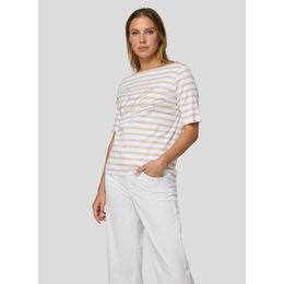 Print-Shirt Rabe "T-Shirt", Damen, Gr. 46, beige, 100%Baumwolle, gerade, Shirts
