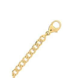 Adelia&acute;s Armband ADELIA&acute;S "21 cm Flachpanzer Armband 333 Gold ( 8K )", gold, Armb&auml;nder, Damen, 21cm, Gold, Armband, Goldarmband