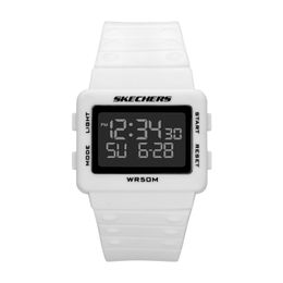Chronograph Skechers "Larson", wei&szlig;, schwarz, Armbanduhren, Herren, Chronograph, Quarzuhr, Armbanduhr, Herrenuhr, digital, Tag, Wochentag, Monat