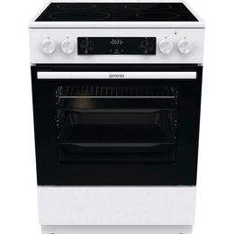 Gorenje Elektro-Standherd "GEC6C40WD", Energieeffizienz: A (A+++-D), wei&szlig;, Herdsets