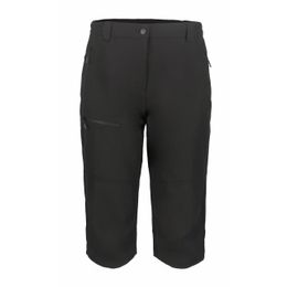 Outdoorhose Icepeak "Icepeak Capri hosen Beattie", Damen, Gr. 36, EURO-Gr&ouml;&szlig;en, schwarz, Stoff, 90% Polyester, 10% Elasthan, Hosen Outdoorhose