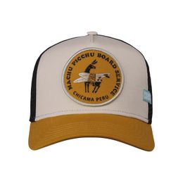 Trucker Cap COASTAL "Coastal HFT Machu Piccu", Herren, Gr. onesize, beige (sand), 60% Baumwolle, 40% Polyester, bedruckt, Caps