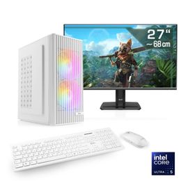 CSL Gaming-PC-Komplettsystem "Spectrum V25257W", Energieeffizienz: E (A-G), wei&szlig;, Microsoft Windows 11 Home (64 Bit), 32 GB RAM 1.000 GB SSD, Computer_Komplettsysteme