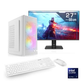 CSL Gaming-PC-Komplettsystem "Spectrum V25259", Energieeffizienz: E (A-G), wei&szlig;, Microsoft Windows 11 Home (64 Bit), 32 GB RAM 1.000 GB SSD, Computer_Komplettsysteme