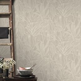 Vliestapete SUPERFRESCO EASY "Chaya", braun, B:0,52m H:10m L:10m, Vlies, Tapeten, 10mx52cm (ca. 5m2)