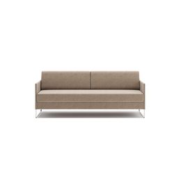 Schlafsofa HESTB&AElig;K "Hestb&aelig;k 33 3-Sitzer, Breite 208cm, Komfortsitzh&ouml;he 47cm, Bettfunktion", antelope, B:208cm H:79cm T:82cm, 100% Polyester, Sofas, Schlafsofa, Umklappbar, Querschl&auml;fer, sehr komfortabel, Stauraum