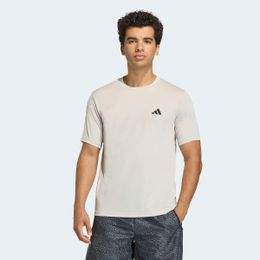 T-Shirt adidas Performance "WE BAS T", Herren, Gr. L, wonder aluminium, Obermaterial: 100% Polyester, Shirts T-Shirt, regul&auml;re Passform, mit Climacool Technologie