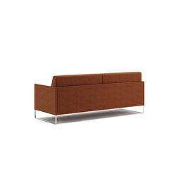 Schlafsofa HESTB&AElig;K "Hestb&aelig;k 33 3-Sitzer, Breite 208cm, Komfortsitzh&ouml;he 47cm, Bettfunktion", rusty orange, B:208cm H:79cm T:82cm, 100% Polyester, Sofas, Schlafsofa, Umklappbar, Querschl&auml;fer, sehr komfortabel, Stauraum