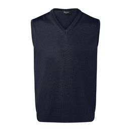 Pullunder Maerz Muenchen "Maerz Muenchen 460000 Strickpullunder Herren Bekleidung", Herren, Gr. 50, blau, 100% Wolle, V-Ausschnitt, Pullover Pullunder