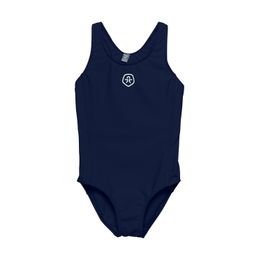 Badeanzug Color Kids "Badeanzug COSwimmsuit", M&auml;dchen, Gr. 98, N-Gr, blau (marineblaus), Obermaterial: 80% Polyamid PA. 20% Elasthan EL., Badeanz&uuml;ge Badeanzug