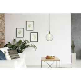 Kayoom H&auml;ngeleuchte "Natalie", transparent, &Oslash; 26cm H: 32cm, 1 Stk., Leuchten, handgefertigt, modern, H&auml;ngeleuchte