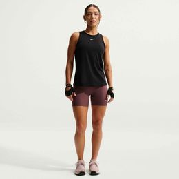Tanktop Nike "W NK ONE CLASSIC DF TANK", Damen, Gr. L, schwarz, wei&szlig;, Obermaterial: 89% Polyester, 11% Elasthan, Tops Tanktop, sportlicher Stil, f&uuml;r Fitness, schwei&szlig;ableitende Technologie