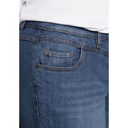 sheego Gro&szlig;e Gr&ouml;&szlig;en Gerade Jeans mit Used-Effekten, blue denim, Gr&ouml;&szlig;e 46 - Damen