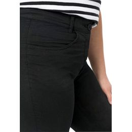 sheego Gro&szlig;e Gr&ouml;&szlig;en 7/8-Hose in schmaler Form, schwarz, Gr&ouml;&szlig;e 50 - Damen
