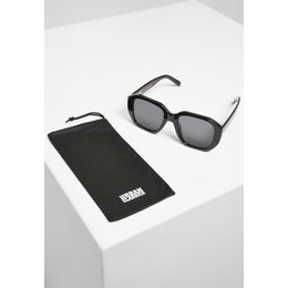 Sonnenbrille Urban Classics "Urban Classics Unisex 113 Sunglasses UC", Damen, schwarz, schwarz, Sonnenbrillen Sonnenbrille