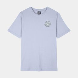 T-Shirt Santa Cruz "OFFSHORE DOT T-SHIRT", Damen, Gr. XS (6), blau (barely blau), Obermaterial: 100% Baumwolle, Shirts T-Shirt