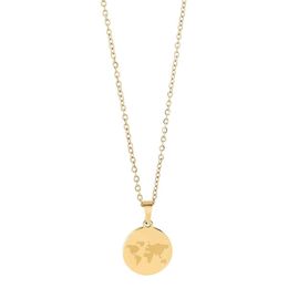Adelia&acute;s Kette mit Anh&auml;nger ADELIA&acute;S "Damen Edelstahl Halskette mit Anh&auml;nger", gold, Halsketten, Damen, unbekannt, Edelstahl