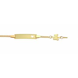 Adelia&acute;s ID Armband ADELIA&acute;S "14 cm ID - Armband 333 Gold ( 8K )", gold, Armb&auml;nder, Damen, 14cm, Gold, Goldarmband
