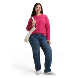 Tom Tailor sheego Gro&szlig;e Gr&ouml;&szlig;en Sweatshirt, cherry granita, Gr&ouml;&szlig;e 48 - Damen