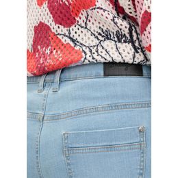 sheego Gro&szlig;e Gr&ouml;&szlig;en Bootcut-Jeans mit 3D-Catfaces, light blue-denim, Gr&ouml;&szlig;e 48 - Damen