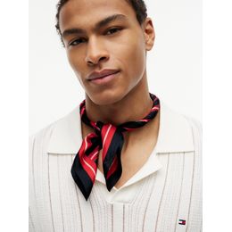 Halstuch Tommy Hilfiger "TH NAUTICAL SILK SCARF", Damen, space blau, Web, Seide, Modet&uuml;cher