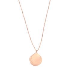 Kette mit Anh&auml;nger Liebeskind Berlin "Schmuck Geschenk Edelstahl Halskette The Organic Treasure", rosa (ros&eacute;goldfarben), Halsketten, Damen, Edelstahl, L: 50 B: 2mm, B:2mm