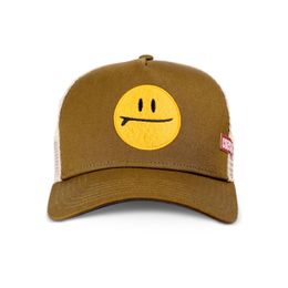 Trucker Cap COASTAL "Coastal HFT Surf & Smile", Herren, Gr. onesize, braun (olive), 60% Baumwolle, 40% Polyester, Caps