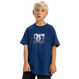 T-Shirt DC Shoes "DC Star Reflective", Jungen, Gr. 8(125-130cm), blau (estate blau), Obermaterial: 75% Walkfrottier, 25% Walkfrottier;, Shirts T-Shirt