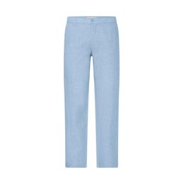 Leinenhose INDICODE "Leinenhose IDTropelo", Herren, Gr. L, N-Gr, skyway, Obermaterial: 55% Leinen LI. 45% Baumwolle CO., Hosen