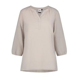 Outdoorbluse Luhta "Luhta Bluse Fodby", Damen, Gr. 36, kitt, Leinenmischung, 55% Leinen Flachs, 45% Baumwolle, normal, Blusen