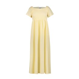 Sommerkleid Luhta "Luhta Kleid Fanskila", Damen, Gr. L, US-Gr&ouml;&szlig;en, pastelgelb, Stoff, 97% Polyester, 3% Elasthan, Kleider Sommerkleid