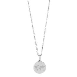 Adelia&acute;s Kette mit Anh&auml;nger ADELIA&acute;S "Damen Edelstahl Halskette mit Anh&auml;nger", silber, Halsketten, Damen, unbekannt, Edelstahl
