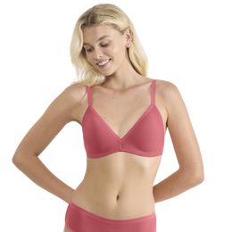 Push-up-BH Sloggi "ZERO Feel Air THE UP Push Up", Damen, Gr. S, N-Gr, pink (flamingo), Single Jersey, Obermaterial: 46% Polyamid, 46% Polyester, 8% Elasthan, BHs Push-up-BH, atmungskativ und unsichtbar
